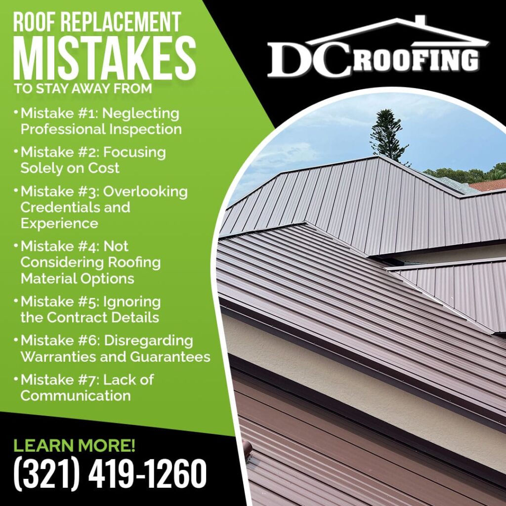 Roof Replacement Mistakes To Avoid - DC Roofing