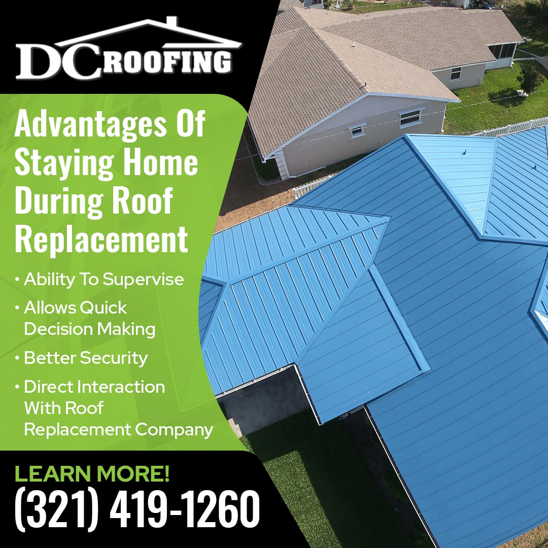 Is Staying At Home During Roof Replacement Okay? - DC Roofing